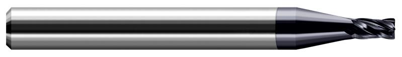 41602-C3 3 FL - 0.1090" (7/64) Cutter DIA x 0.0100" Radius x 0.1630 ...